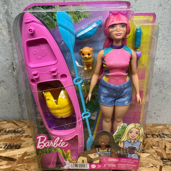 Barbie | Toys | Barbie Kayak Adventure Doll With Pink Kayak And Blue ...